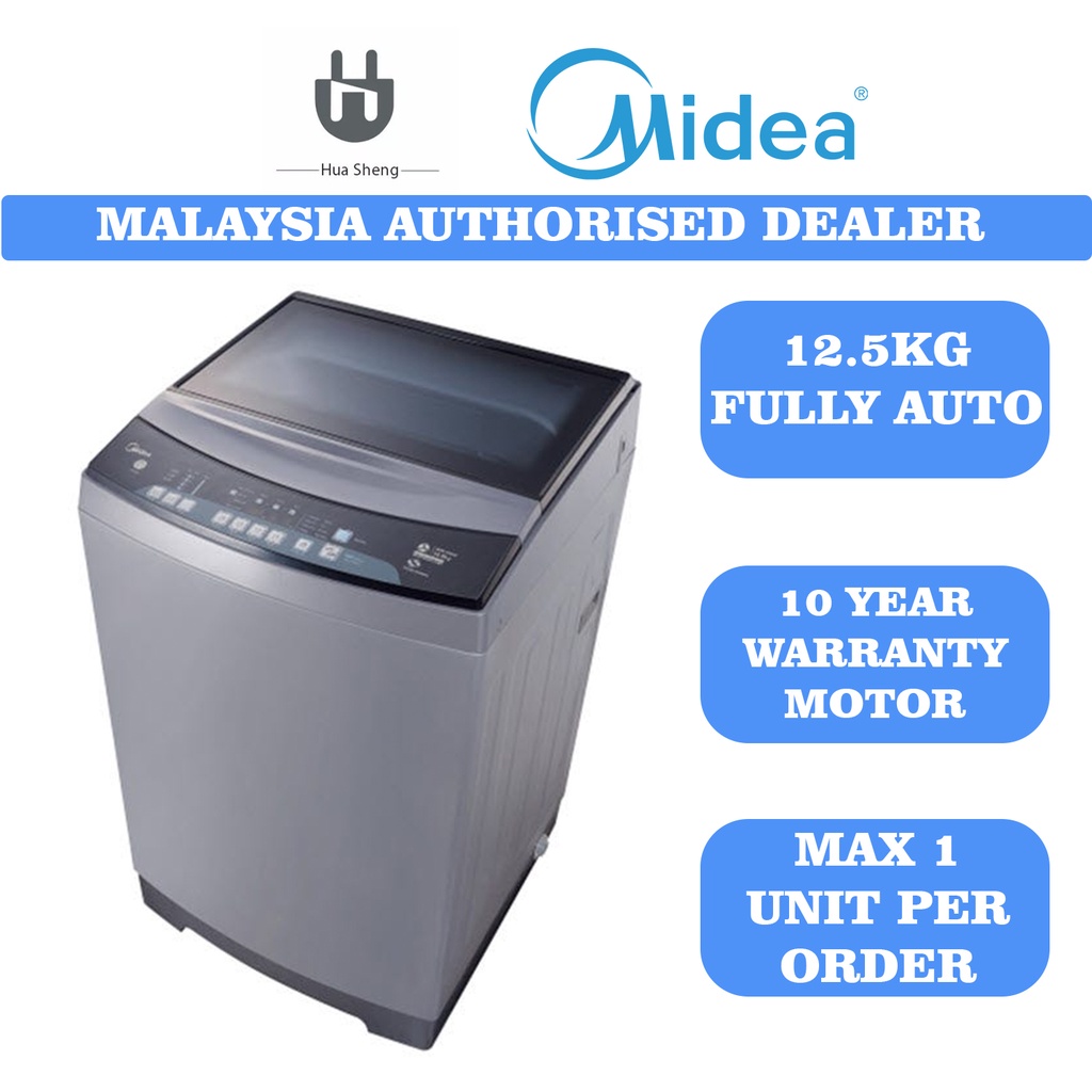 Midea Washing Machine Fully Auto (12.5kg) MFW-1255CV | Shopee Malaysia