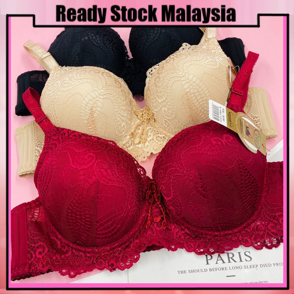 Bra Wired Full Cup Bra BC Cup Lace Bra Baju Dalam Wanita Bra Wanita Bra ...