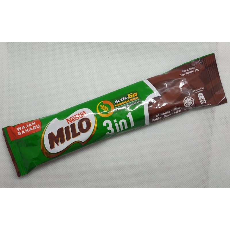 MILO 3 in 1 (Single Sachet) | Shopee Malaysia
