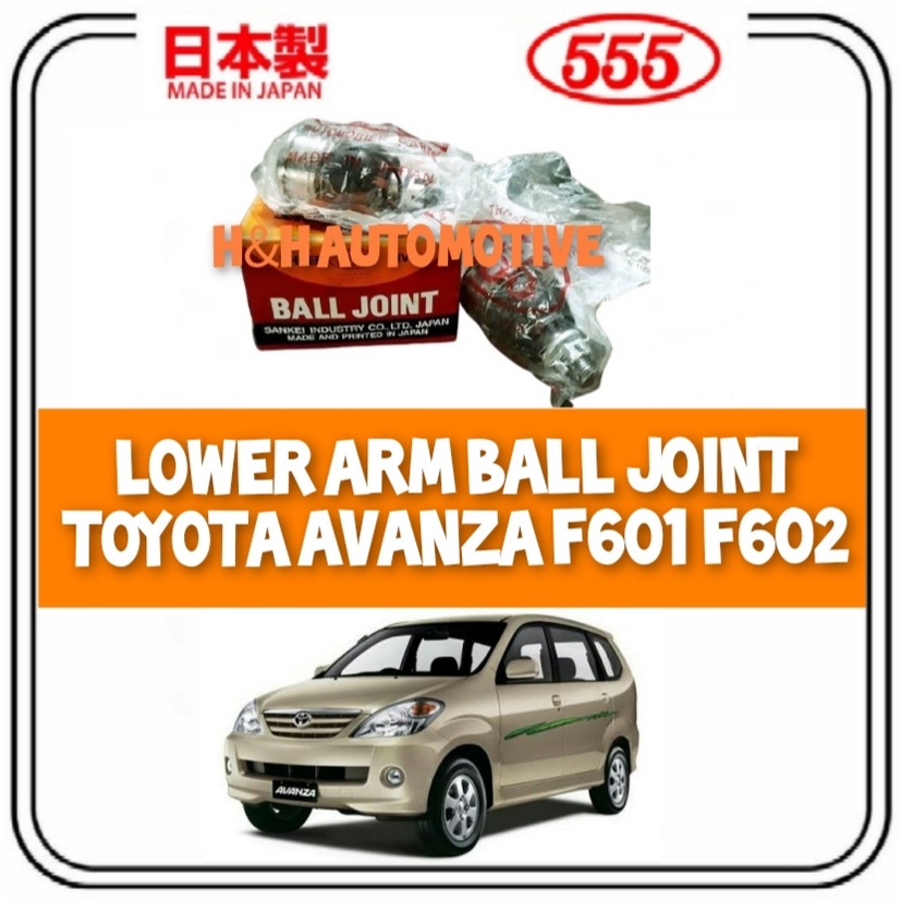 555 Japan Lower Arm Ball Joint Set For Toyota Avanza F601 F602 | Shopee ...