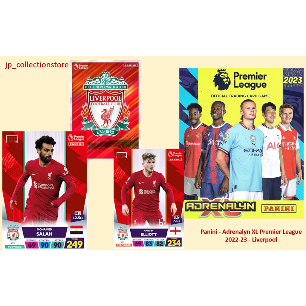[Liverpool] Panini 2022/23 Premier League Adrenalyn Trading Card ...
