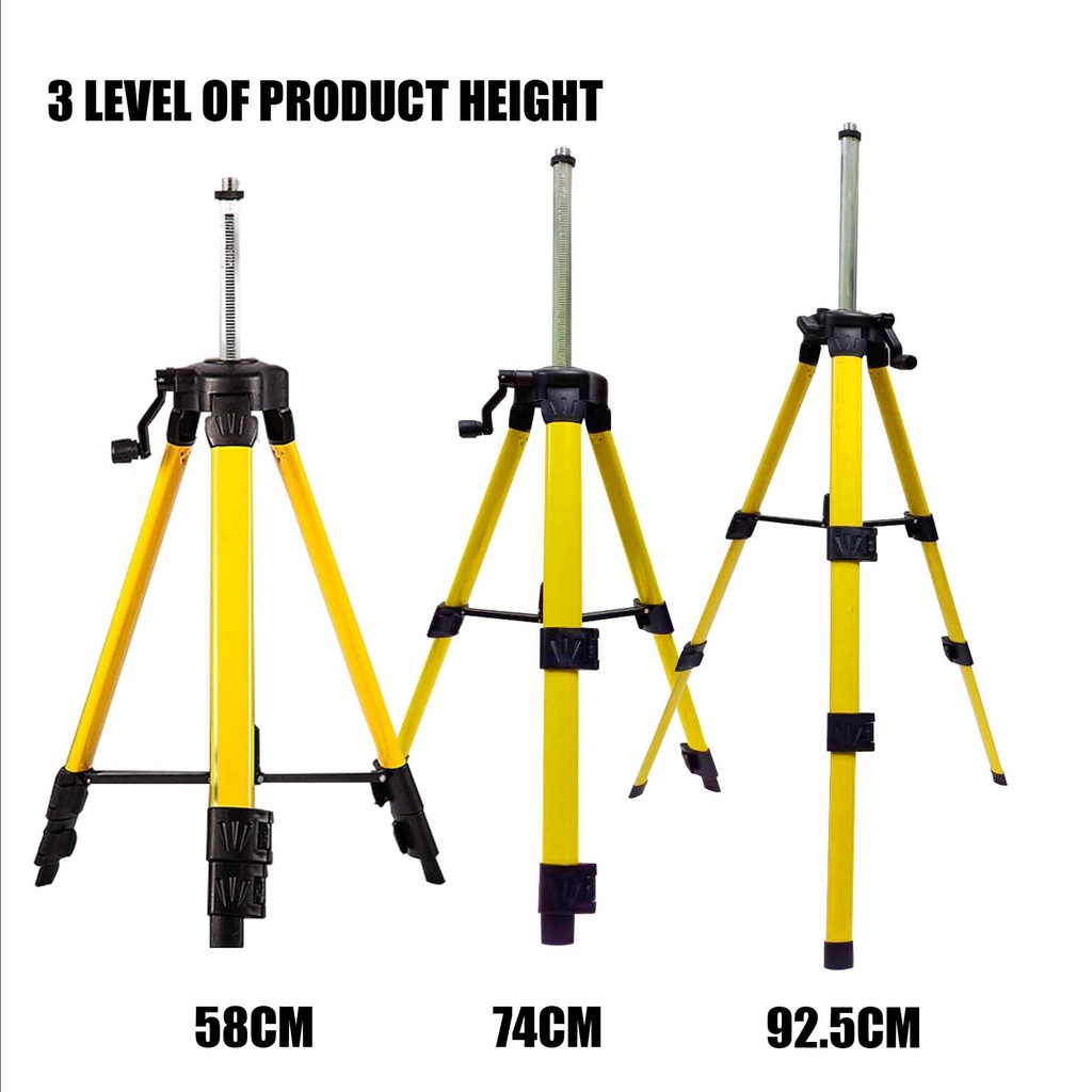 Stable Laser Lazer Level Tripod Kaki Laser Level Laser Self Level ...