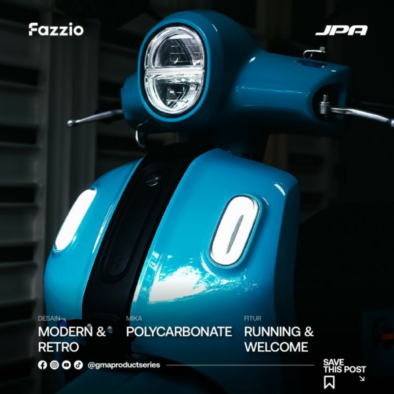 YAMAHA FAZZIO JPA FRONT SEN LIGHTS / FAZIO FAZZIO JPA LED Turn Signal ...