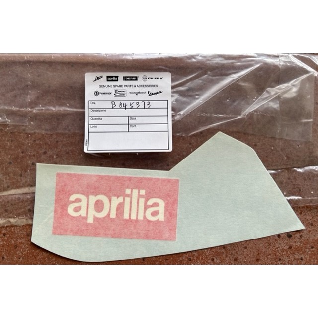 Aprilia RSV4 Aprc Factory ABS 1000 RH or LH tank decal "aprilia ...