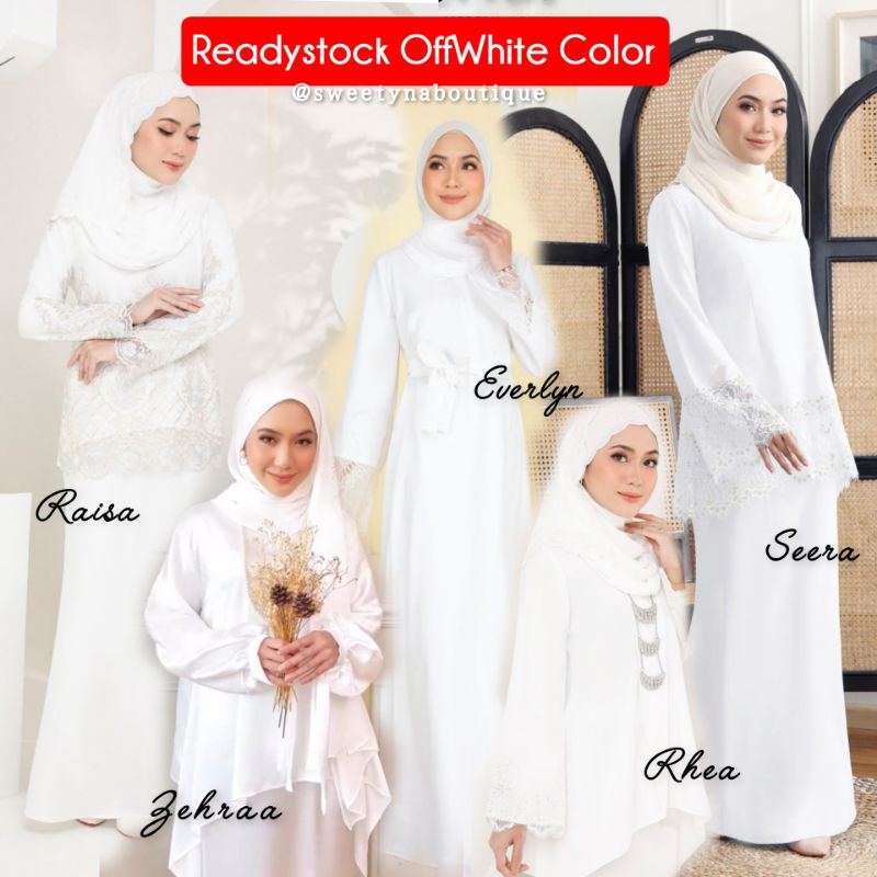 🔥FASTSELLING🔥 Readystock OFFWHITE COLOR SET BAJET TUNANG, NIKAH, RAYA ...