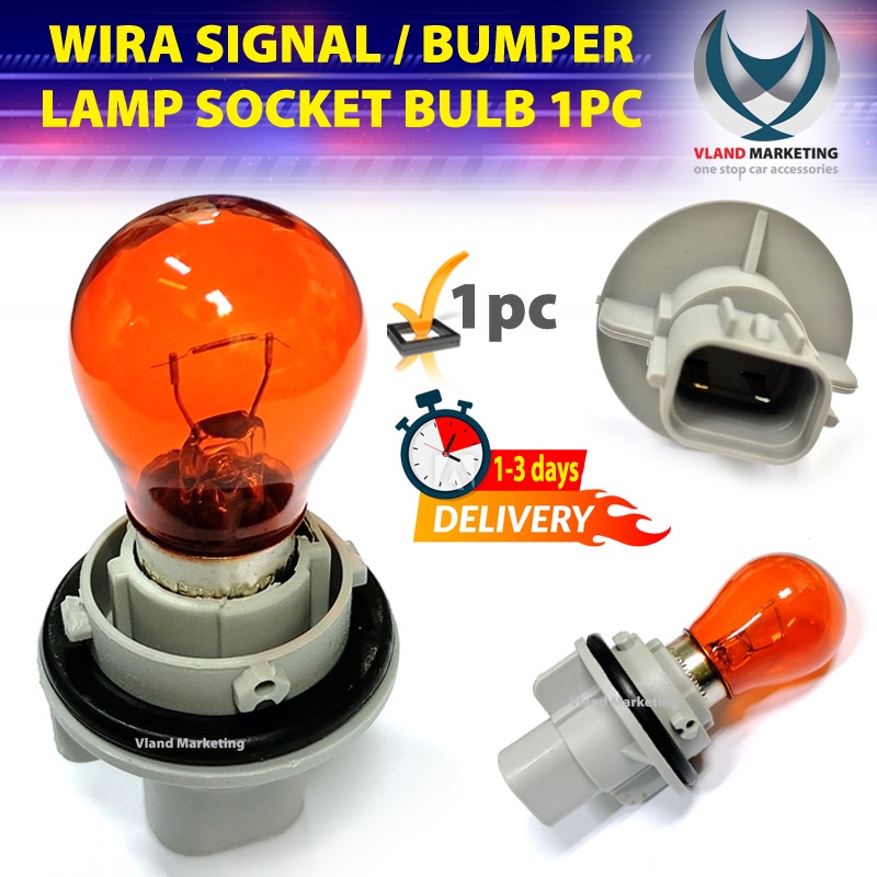 PROTON WIRA PACKING REVERSE SIGNAL ANGLE LAMP SOCKET BULB / WIRA SIDE ...