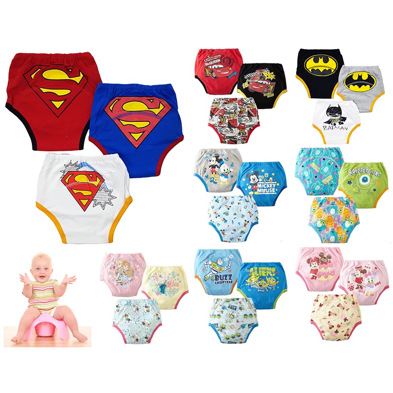 3 in 1 Waterproof Potty Training Pants Set (8 Designs) | Shopee Malaysia