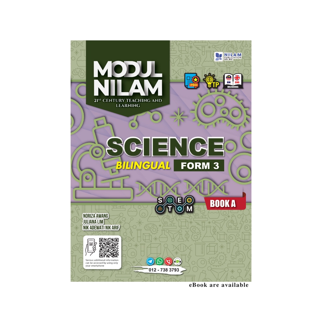 NILAM Science Book A Form 3 (2023) Dwibahasa Bilingual ***Clearance ...