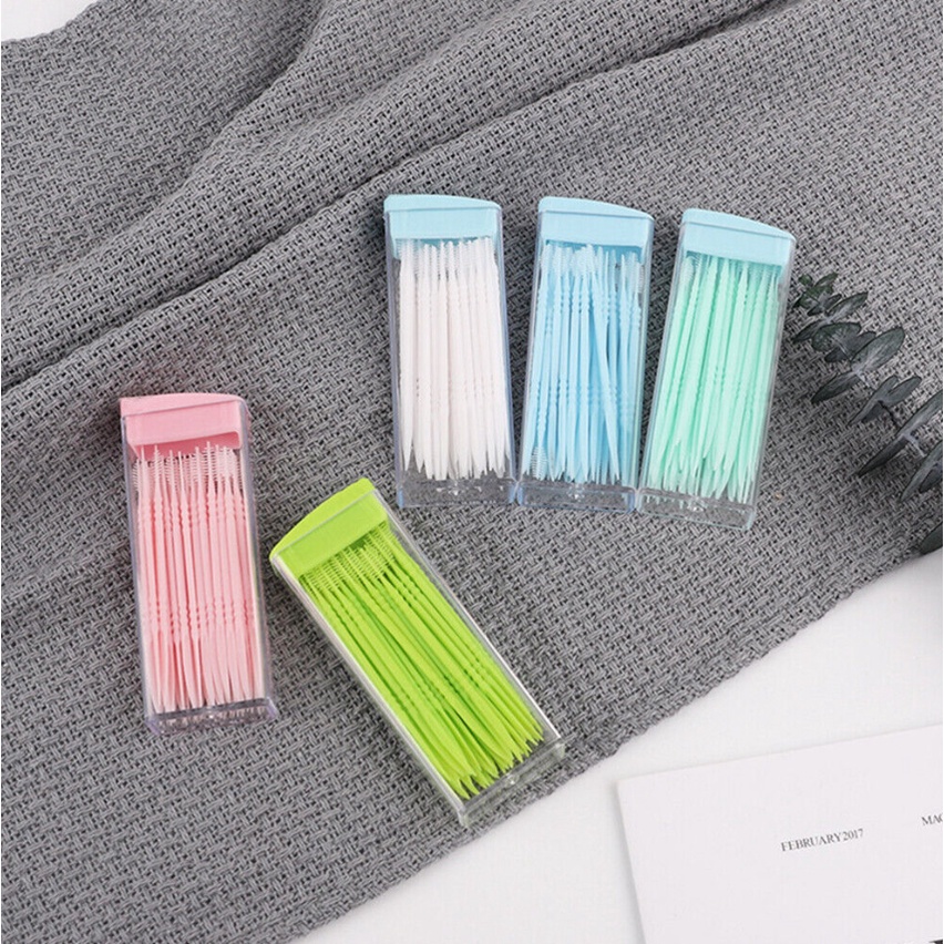 Charmi Toothpicks Braces Dental Pick contains 50 pcs | Shopee Malaysia
