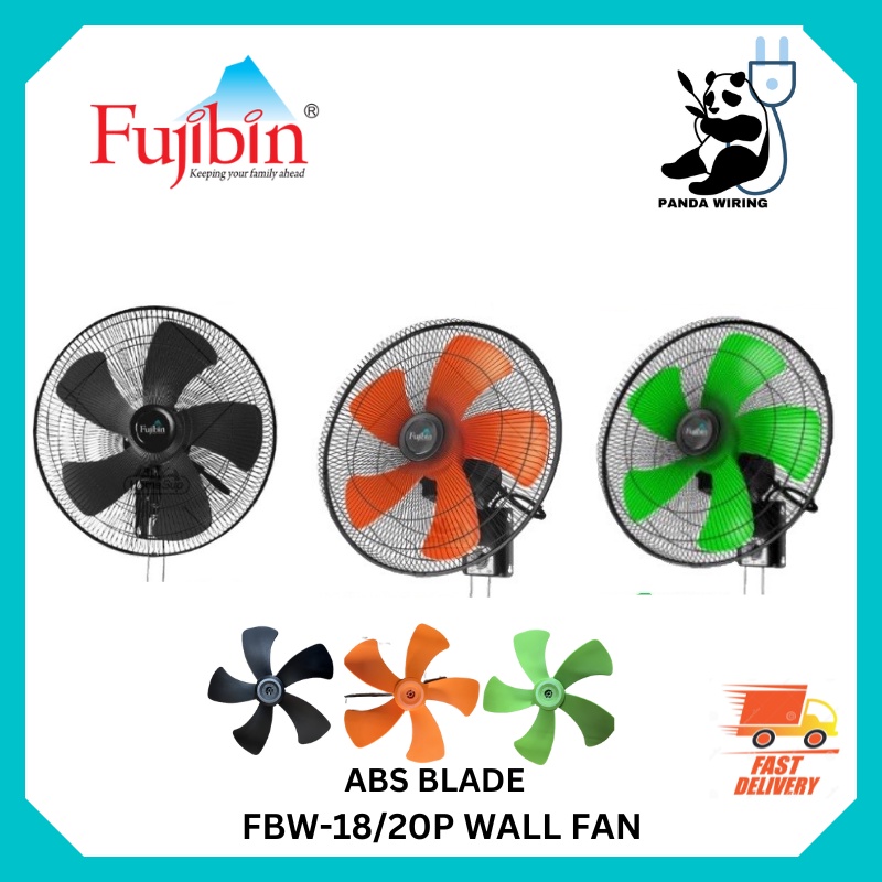 Fujibin 5 Blade Abs Colour Industrial Wall Fan (18" 20") FBW-18P | FBW ...