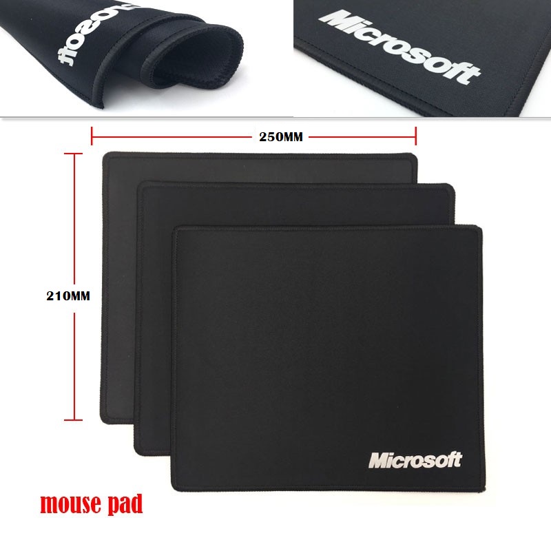 High Quality Gaming Mouse Pad Computer Black lock edge (250mm*210mm*4mm ...