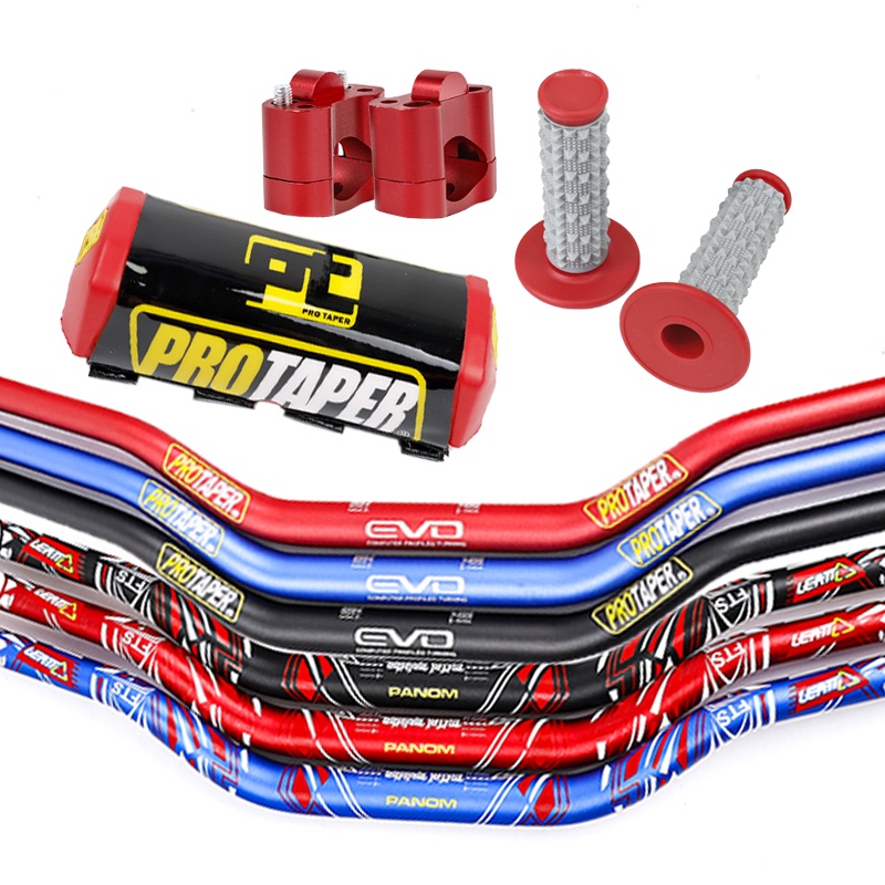 Handlebar PRO Taper Pack Fat Bar 1-1/8\ Dirt Pit Bike Motocross ...