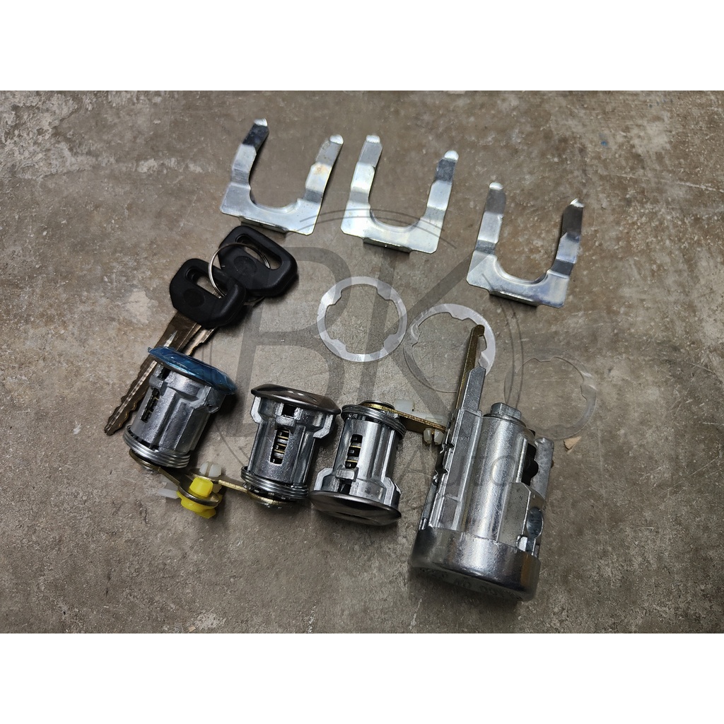 (OEM QUALITY) PERODUA KELISA KEY LOCK SET / DOOR KEY SET FULL WITH ...