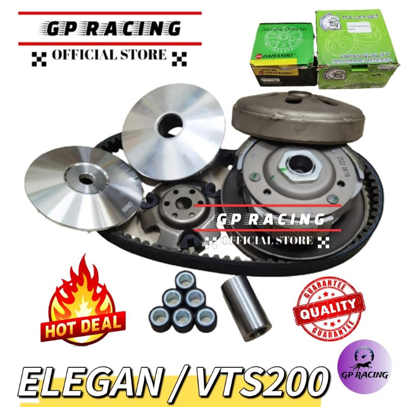 Elegan150 Vts200 Pulley set with Belting Roller Front Pulley Rear ...