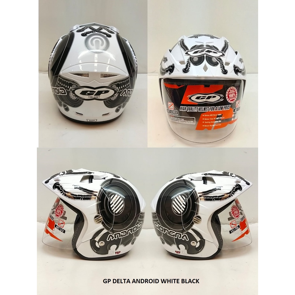 Sni GP DELTA SOLID Helmet - HALF FACE Helmet new edition | Shopee Malaysia