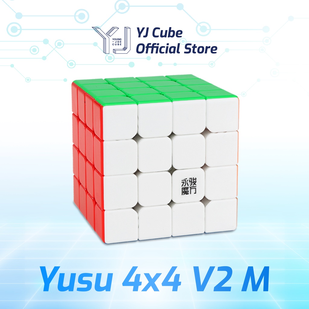 [YJ Official Store] YJ Yusu 4x4 V2 M, 4x4 Magnetic Speed Cube ...