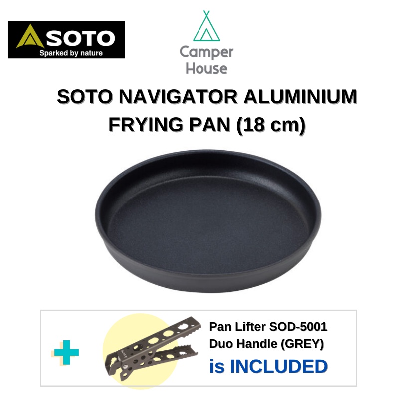 [Ready Stock] Soto Navigator Frying Pan (18 cm) with SOD-5001 Duo ...