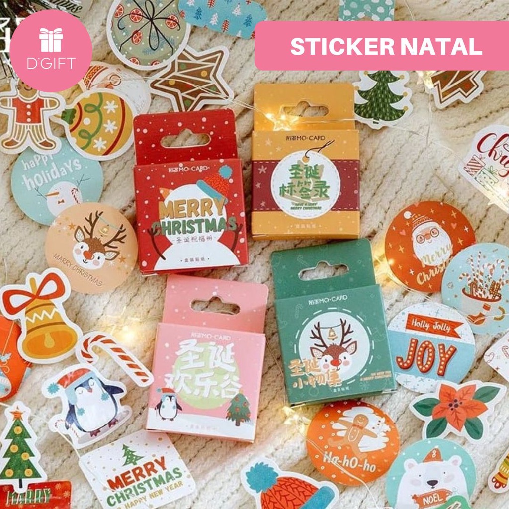 Merry Christmas Jar Sticker | Packaging Sticker | Hampers Label ...