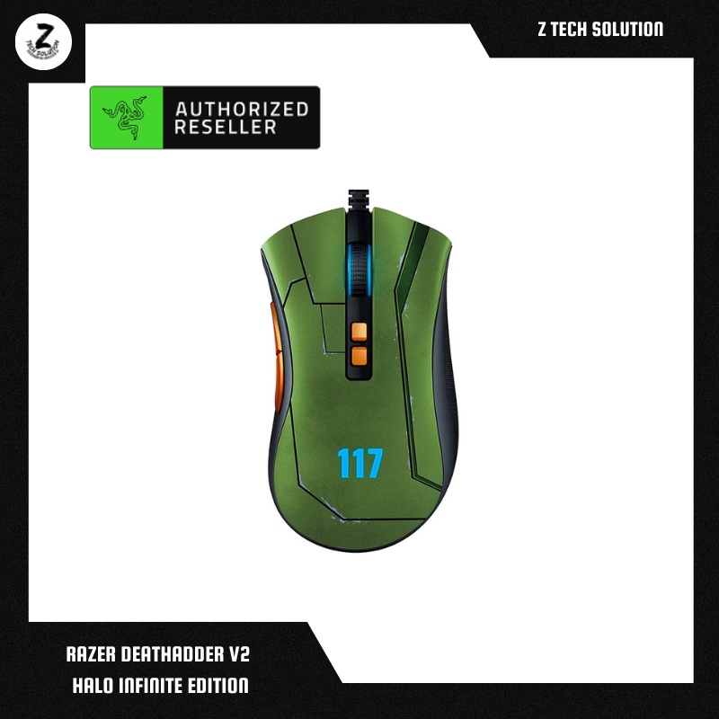 Razer DeathAdder V2 - Halo Infinite Wired Gaming Mouse with Best-in ...