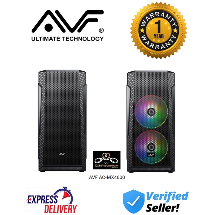 AVF MX4000 PREMIUM M-ATX TOWER PC CASE / XTREME MX - WITHOUT FAN / 1 ...