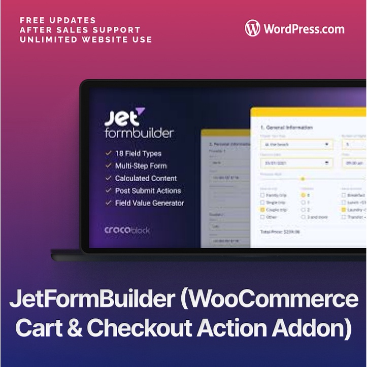 JetFormBuilder (WooCommerce Cart & Checkout Action Addon) Wordpress Pro Plugin | Shopee Malaysia