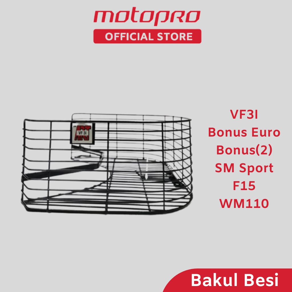 SYM WMOTO Basket Steel Bakul Besi Motor WM110 F15 SM Sport Bonus VF3I - Black | Shopee Malaysia