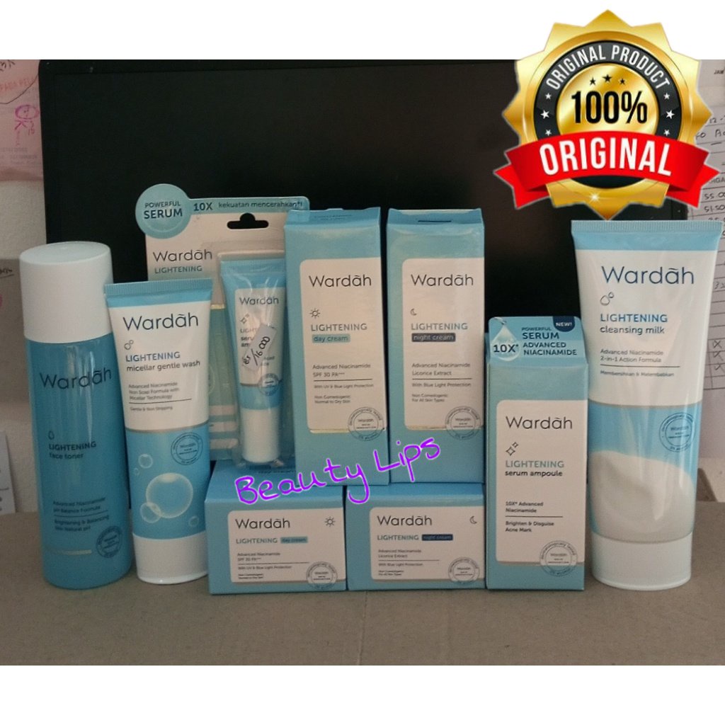 Wardah Lightening Complete Package | Wardah Lightening Skincare Package ...