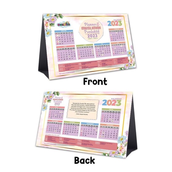 Tent Calendar 2023 Murah dan Comel | Shopee Malaysia