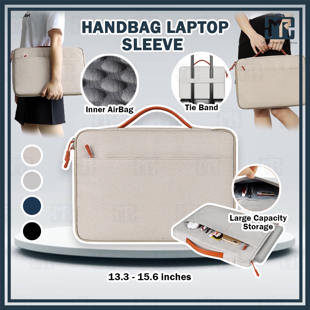 MR HANDBAG laptop sleeve shockproof airbag protection 13.3-15.4 inch ...
