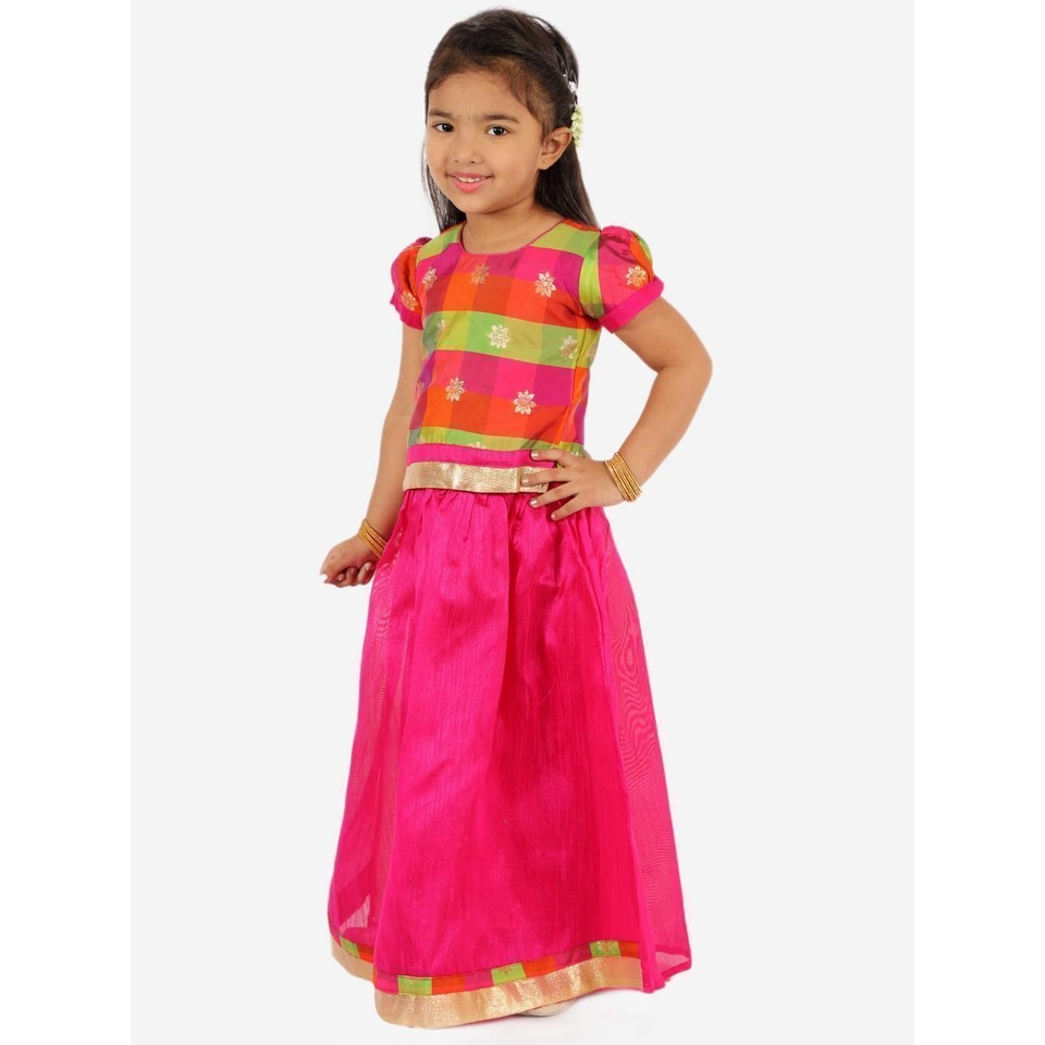 (READY STOCK) Chitra purplee Pathu pavadai / kids lehenga /pavadai ...