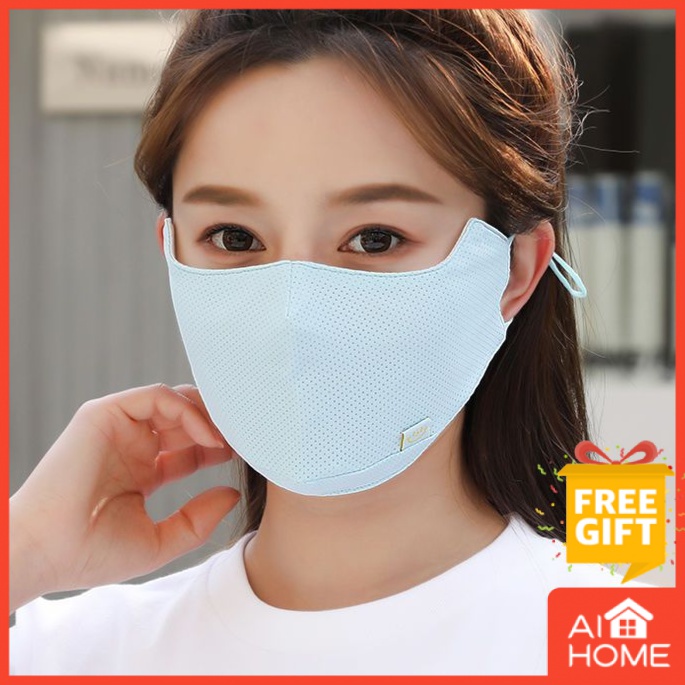 【Ice silk UV protection】防晒口罩Thin and breathable in summer mask ...