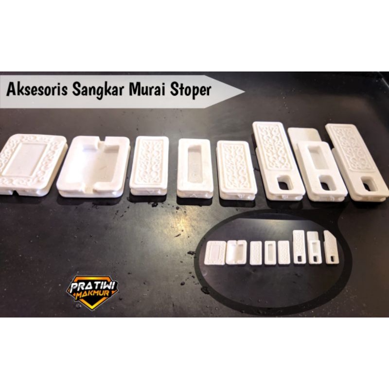 Murai Cage Stopper Variations Murai Batu Cage Stopper Plastic Mica ...