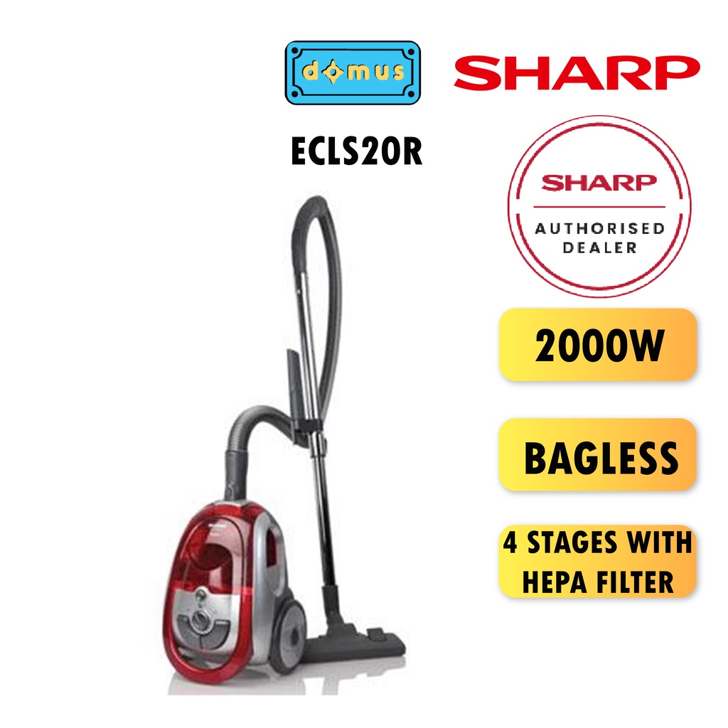 Sharp Bagless Vacuum Cleaner (2000W) ECLS20R / ECLS20 | Shopee Malaysia