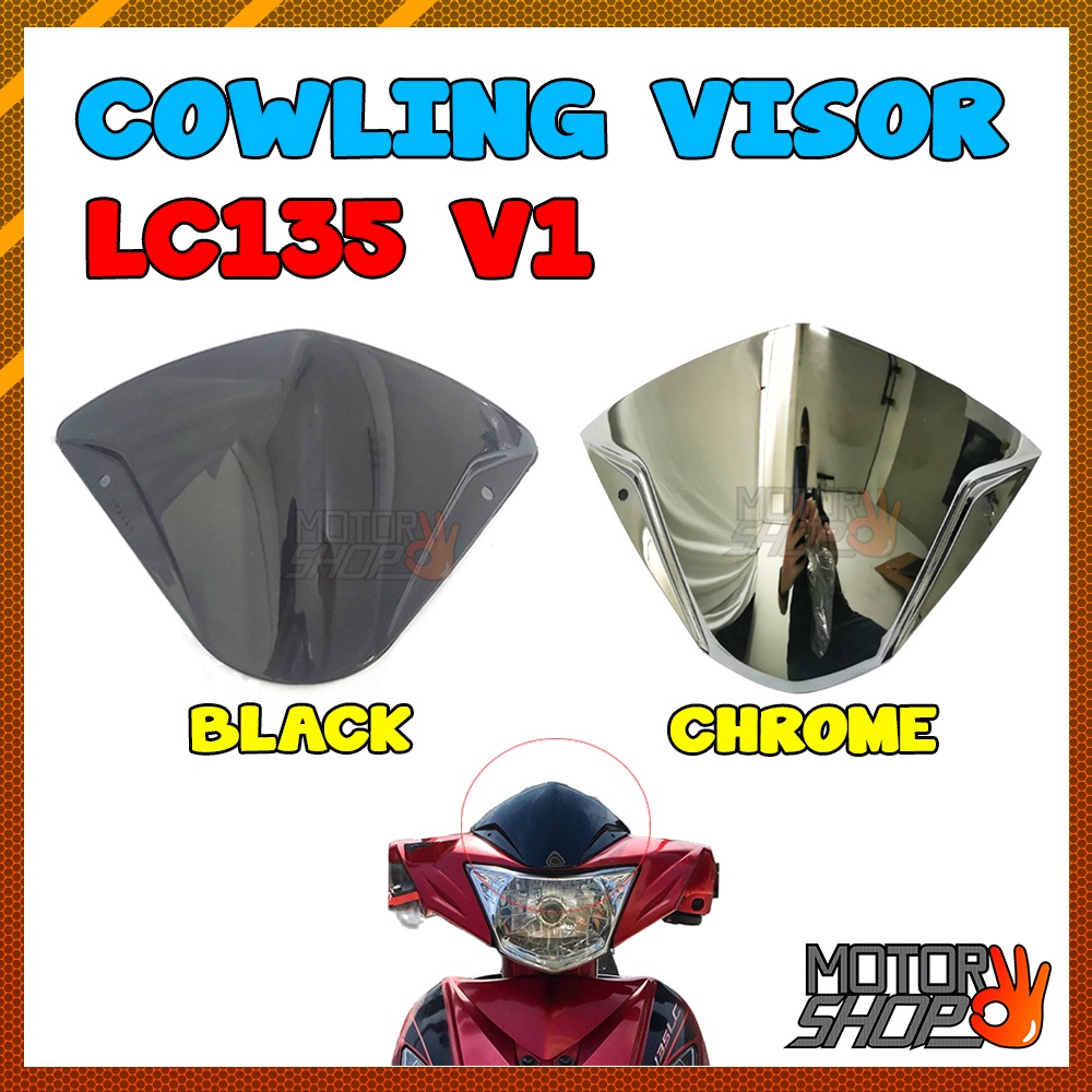 Yamaha Lc135 Old Lc 135 V1 First Model Visor Cowling Windshield Head