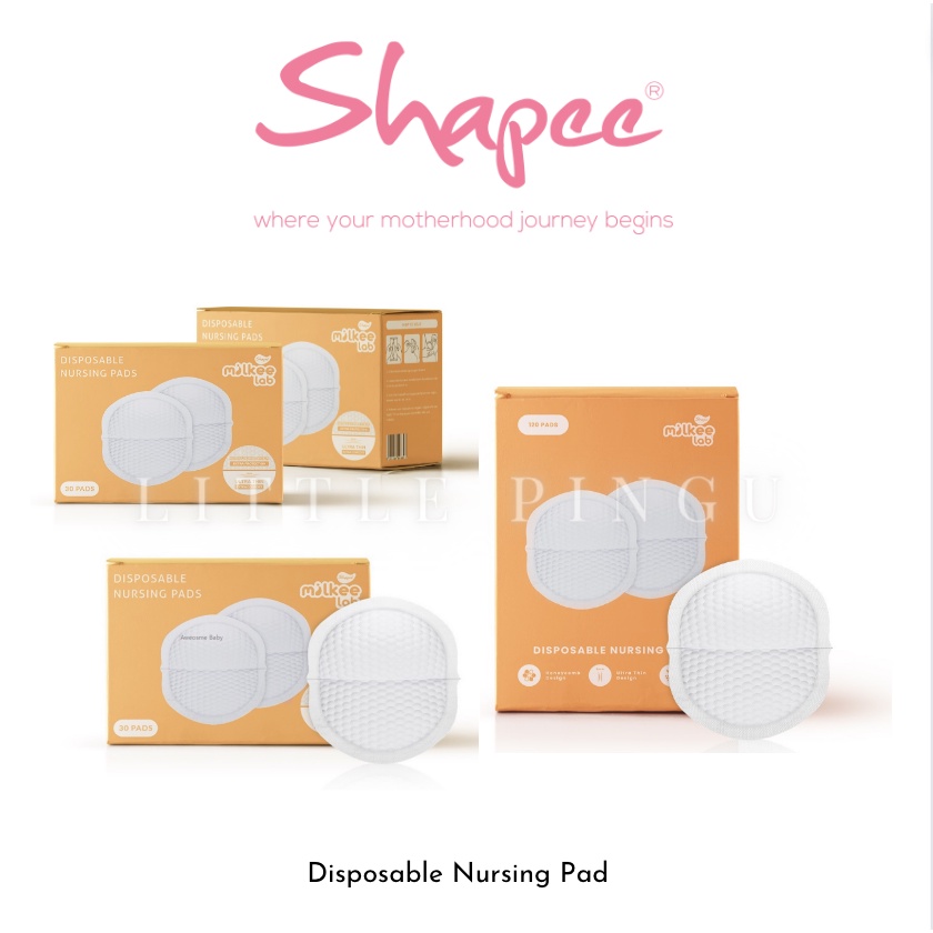 Shapee Disposable Nursing Pad breast milk leaking, Ultra absorbent up ...