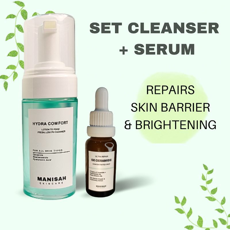 MANISAH SET CLEANSER AND SERUM JERAGAT | Shopee Malaysia