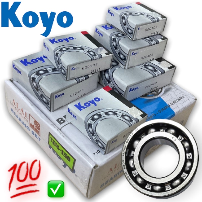 🔥KOYO BEARING SET WAVE100/DASH110/DANAMIK/ RXZ/Y15/Y125/SRL110/SRL115 ...