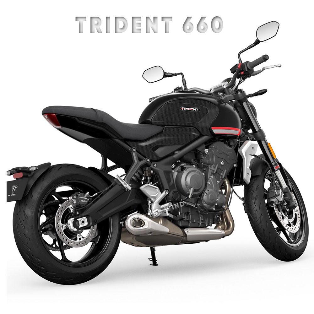 3D Carbon Sticker For Trident 660 Trident660 2021 - Motorcycle Tank Pad ...