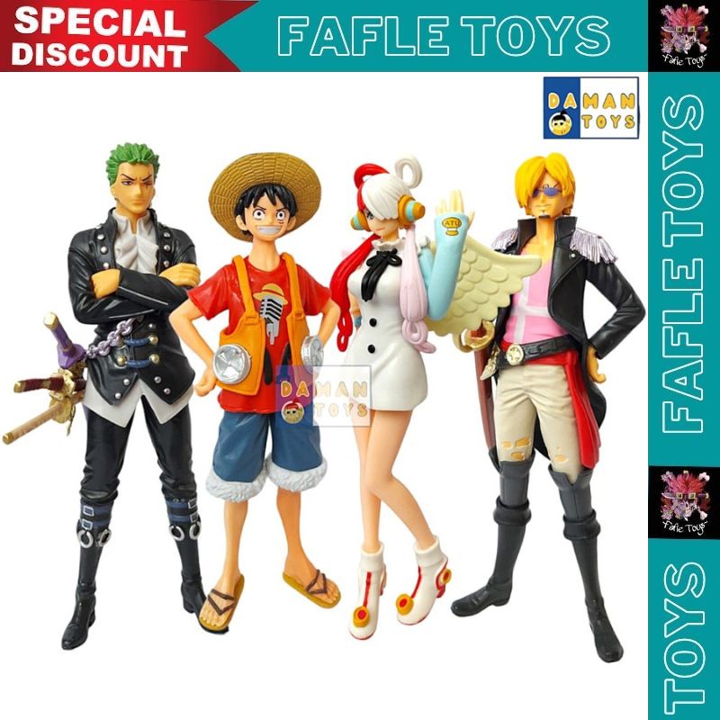 Action Figure One Piece One Piece Movie RED DXF Grandline Uta Sanji ...