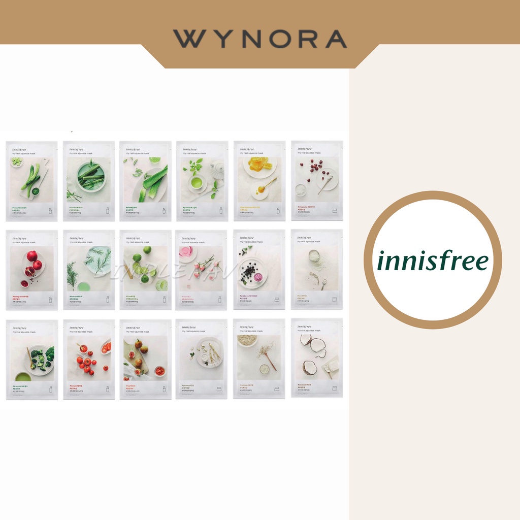Innisfree My Real Squeeze Mask EX 20ml | Shopee Malaysia