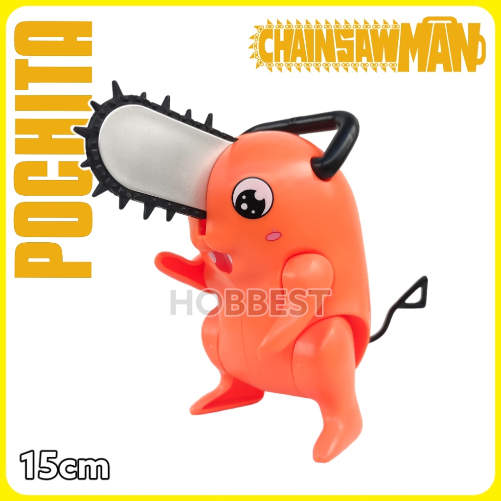 Action Figure CHAINSAW MAN: POCHITA 15cm - Miniature Cake Topper Toy ...