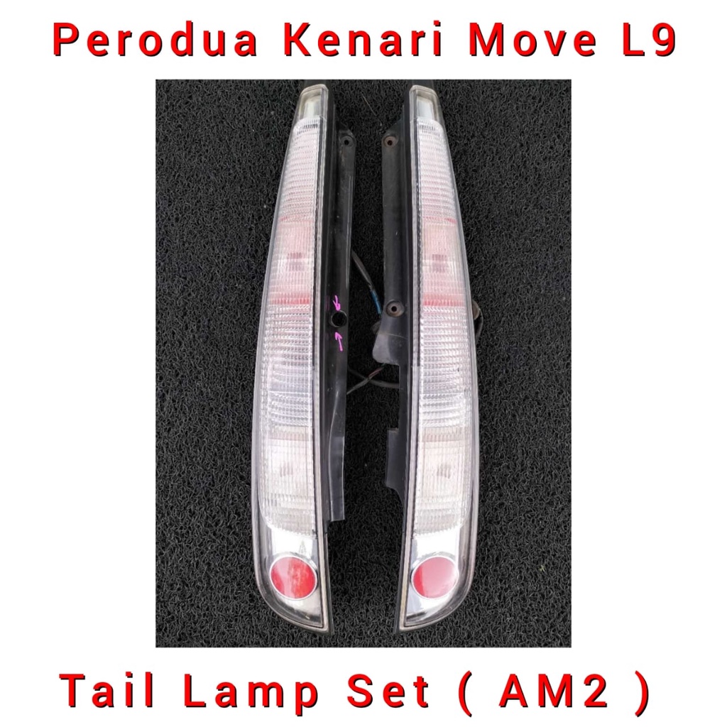 Perodua Kenari Move L9 RS ( AM2 ) Tail Lamp / Rear Light / Lampu ...
