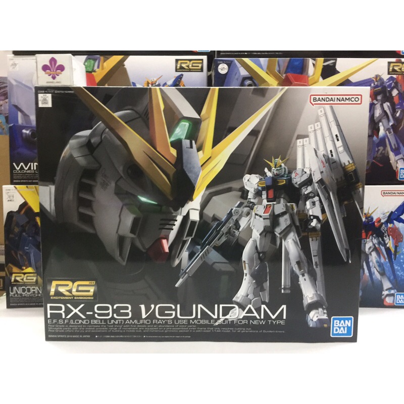 Bandai RG 1/144 Nu Gundam (RG) gundam RX-93V V GUNDAM | Shopee Malaysia