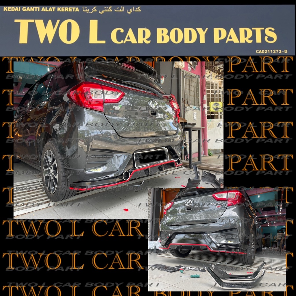 MYVI MG3 2018 V3 DIFFUSER BODYKIT PU | Shopee Malaysia