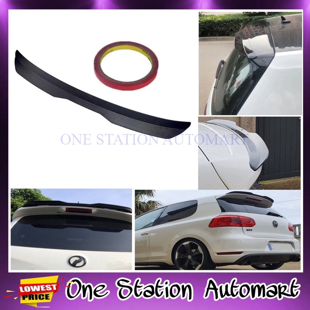 New Universal Hatchback Tail Modification Tail Wing Spoiler Accessories ...
