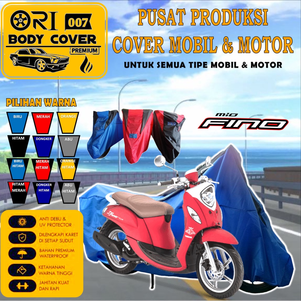 Yamaha FINO PREMIUM Motorcycle Cover FINO SPORTY FINO GRANDE 125 CC ...