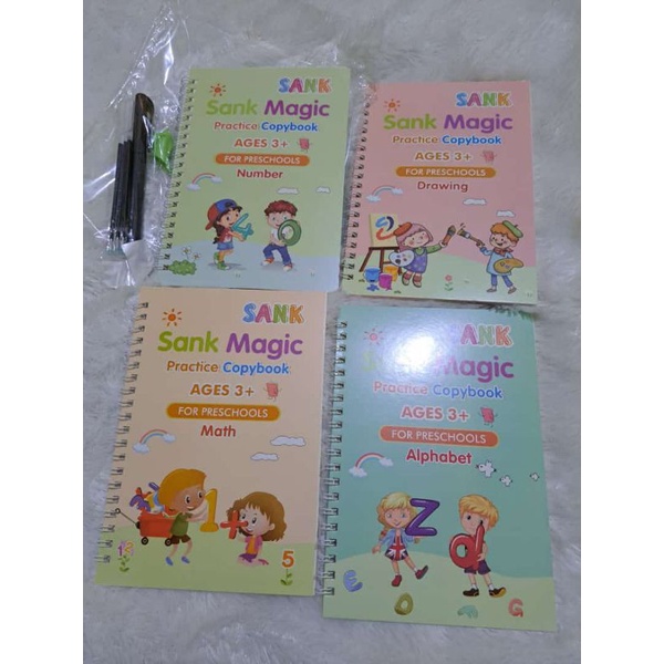 Sank Magic Book Magic Book (4 Books + Ballpoint & Refill) | Shopee Malaysia