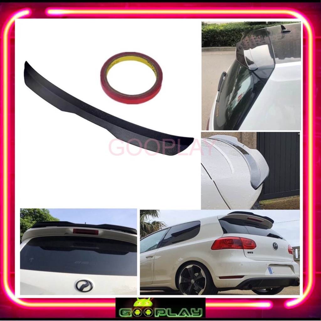New Universal Hatchback Tail Modification Tail Wing Spoiler Accessories ...