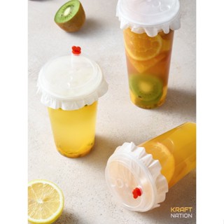 [500PCS] 13cm Leak Proof Paper / Coffee Spill Proof / Leak Proof Gasket ...