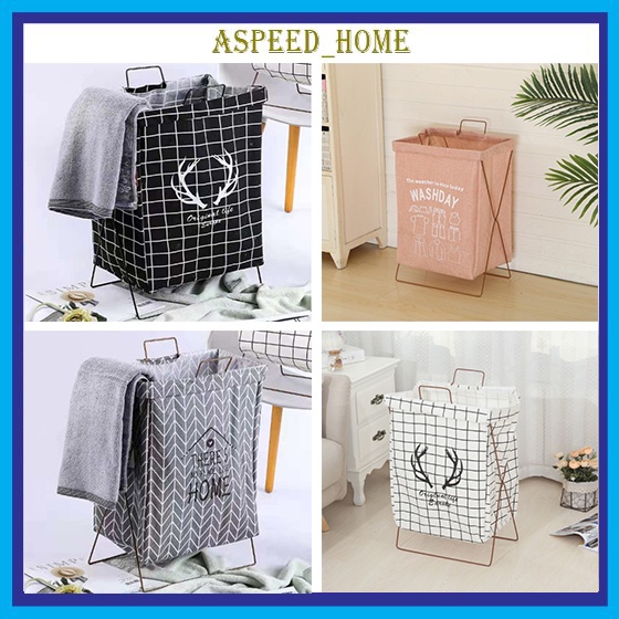 Aspeed-Household Cotton Linen Toy Organizer Clothes Storage Folding ...